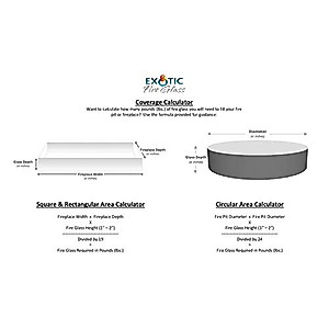 Exotic Fire Glass | Gold Reflective Fire Pit Glass | 10 Pound Bag | Medium 1/2 Inch Glass Size | Perfect for Any Natural Gas or Propane Outdoor Fire Pit