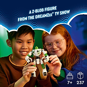 LEGO DREAMZzz Mateo and Z-Blob The Robot 71454 Building Toy Set, 2-in 1 Build Transforms Z-Blob to a Robot, Great Gift for Grandchildren or Kids Ages 7 and Up to Play with Friends or on Their Own