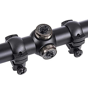 Sharpshooter 4-12x40 Adjustable Objective Scope & Ring Combo