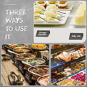 5 Pack Mini Chalkboard Signs 4x3 in for Message & Special Event Decoration - Restaurant - Wedding - Table Number - Party - Small Chalkboard Sign - Table Sign Chalkboard - Chalkboard Buffet Sign Set