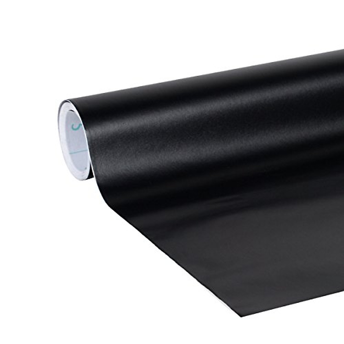 Duck Brand Deco Adhesive Laminate Shelf Liner, Chalkboard, 12 Inches x 10 Feet (283395) , Black