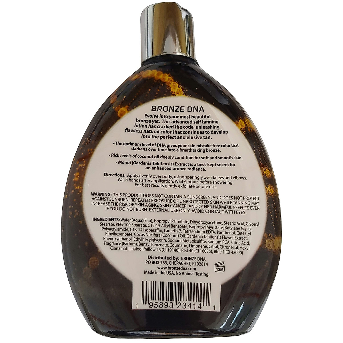 Bronze DNA Natural Sunless Self Tanner Lotion – Sunless Self Tanner for Women and Men – The Gradual Self Tanner for Light, Medium & Dark Tans – XL 13.5 Oz Bottle - Physics Color