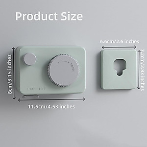 Usoway Retractable Clothesline, Balcony Anti-Sag Wire Clothesline, 304 Stainless Steel Heavy Duty Retractable Clothesline, 13.8ft Clothes Line Ropes,Easy to Install (Green)