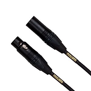 Mogami Gold STAGE-20 XLR Microphone Cable, XLR-Female to XLR-Male, 3-Pin, Gold Contacts, Straight Connectors, 20 Foot