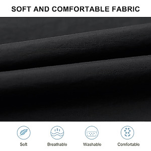 AIEOE Men's Summer Outdoor Golf Vest with Zipper, Breathable, Lightweight, Travel & Safari Vest, Casual Jacket with Pockets - Black