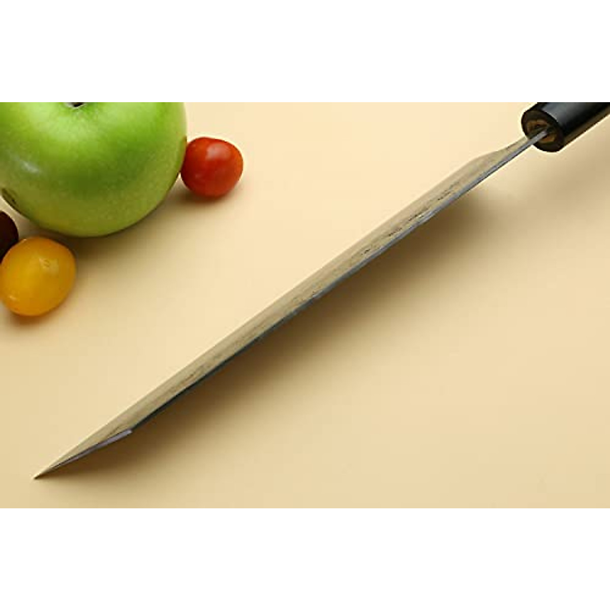 Yoshihiro Stainless Clad Nashiji Ginsan High Carbon Stain Resistant Steel Kiritsuke Multipurpose Chefs Knife (9.5"(240mm) & Saya)