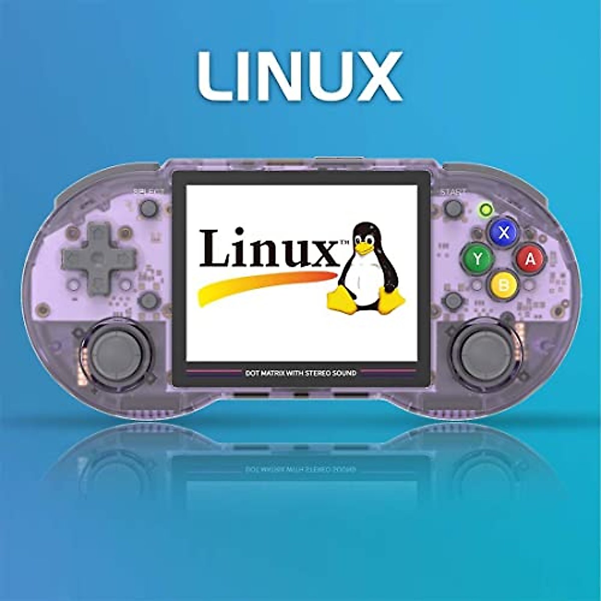RG353PS Handheld Game Console Built-in 15000 Games, 16+64G 3.5-Inch Retro Video Gaming Console Arcade Emulator, Support WiFi Online Battle & Bluetooth Gamepad, Linux System, RK3566