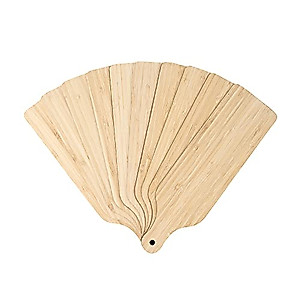 Restaurantware Nature Tek Bamboo Disposable Cheese/Charcuterie Board - 11 3/4" x 3 1/2" - 2 count box