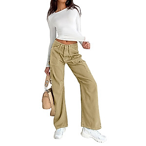 Abardsion Women's Casual Basic Going Out Crop Tops Slim Fit Long Sleeve Crew Neck Tight T Shirts (White, S)