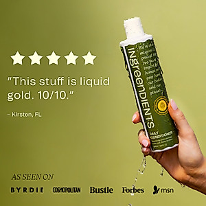 Ingreendients Tea Tree Hair Conditioner - Organic, Sulfate-Free, Color-Safe, Silicone-Free, Cruelty-Free, with Shea Butter and Jojoba Oil