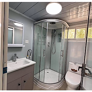 Expo Groups Foldable 20/40FT prefab House, Exquisitely Designed Modern 4 Bedroom, 1 Living Room, 1 Full Equiped Bathroom and Kitchen, Villa Prefab House, Custom Pre-Wired (40FT)