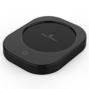 Candle Wax Melt Warmer for Jar Candles, Safely Releases Scents Without a Flame, Coffee Mug Warmer for Desk Gravity-Induction Auto Shut Off, Electric Self Heated Plate for Heating Milk, Tea