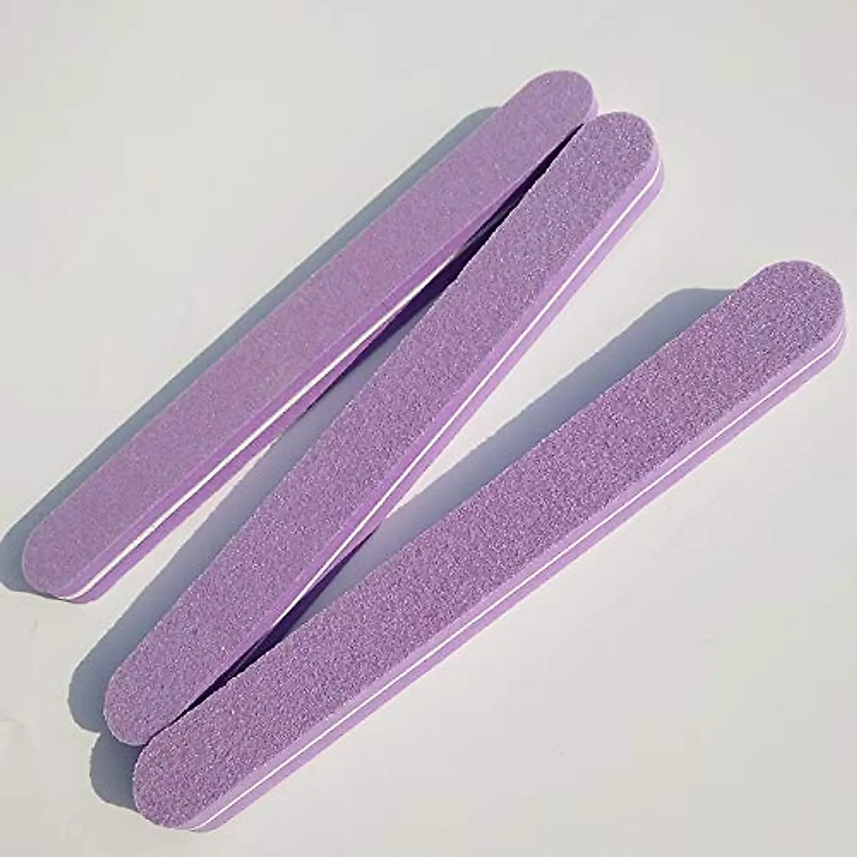 Nail Files Bufers 2 Purple Nail Files Nail Buffer Block Tools EVA Nail File Nail Buffer Grinding Tools Emery Board,100/180.