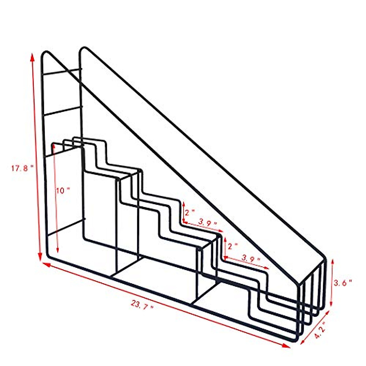 FixtureDisplays® Coffee Syrup Bottle Rack Wire Rack Bottle Glorifier Display Stand Rack Bar Liquor Display 10031-NPF