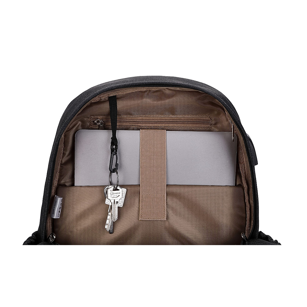 Joymoze Stylish Shimmer Cat Ears Cute School Backpack Set for Teen Girl Black