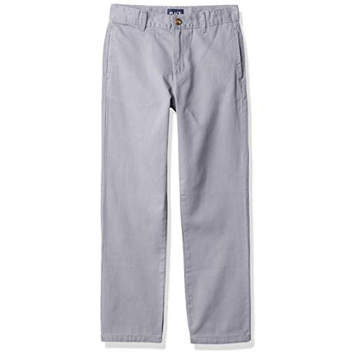 The Children's Place boys Uniform Chino Pants, Fin Gray, 16 Slim US