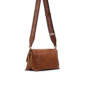 Desigual ACCESSORIES PU ACROSS BODY BAG, Brown