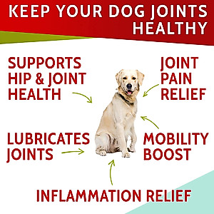 Glucosamine Dog Treats + Fish Oil Omega 3 for Dogs Bundle - Joint Supplement w/Chondroitin, MSM + Allergy Relief - Itch Relief, Shedding - Skin and Coat Supplement with Omega-3 Salmon Oil - Made in US
