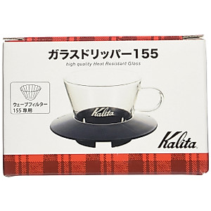 Kalita Wave Dripper 155 series glass [1-2 person] # 05045 (japan import) by Kalita (Carita)