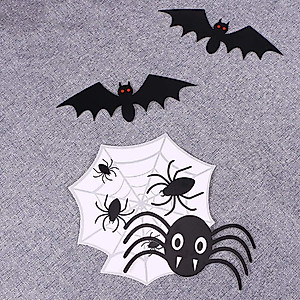 Soochat Halloween Photo Booth Props DIY Kit Halloween Photo Props for Photoshoot Halloween Selfie Props for Dress Up Halloween Party Costumes Accessories 22 Pcs