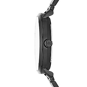 Michael Kors Men's Blake Quartz Watch with Stainless Steel Strap, Black, 20 (Model: MK8703)