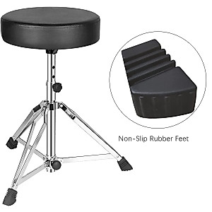 TUOREN 3/Pack Drum kit Rubber Feet Rack Stand Rubber Feet Drum Leg Protectors for Percussion Parts (Small - C)
