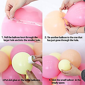 Daisy Balloon Garland Arch Kit Macaron Pastel Pink And Yellow Boho Groovy Party For Baby Shower Wedding Birthday Sunflower Decor