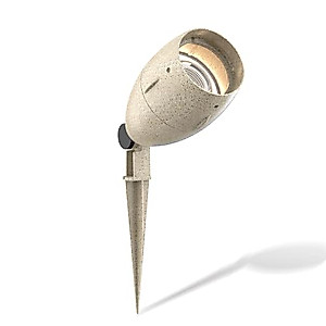 Malibu Low Voltage Landscape Spotlight 35W Flood Light Outdoor Sand Finish Light 235 Lumen 2900K Warm White Waterproof for Driveway, Yard, Lawn, Garden, Outdoor Lighting 8303-9606-01
