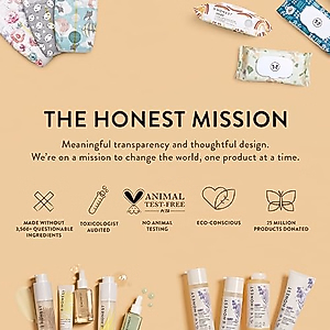 Honest Beauty 2-in-1 Creme Cheek Blush + Lip Color | EWG Verified, Vegan + Cruelty Free | Peony Pink, .1 oz