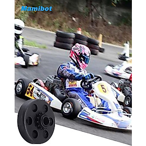 Mamibot Go Kart Clutch 3/4" Bore 12 Tooth, General Engine Centrifugal Clutch with 2PCS Screws for Fun Kart, Minibike, Predator 212, Honda GC GX 2-6.5HP Engine