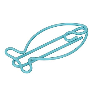 Office Clips, Light Portable Shaped Paper Clips Metal Material 100 Pcs for School