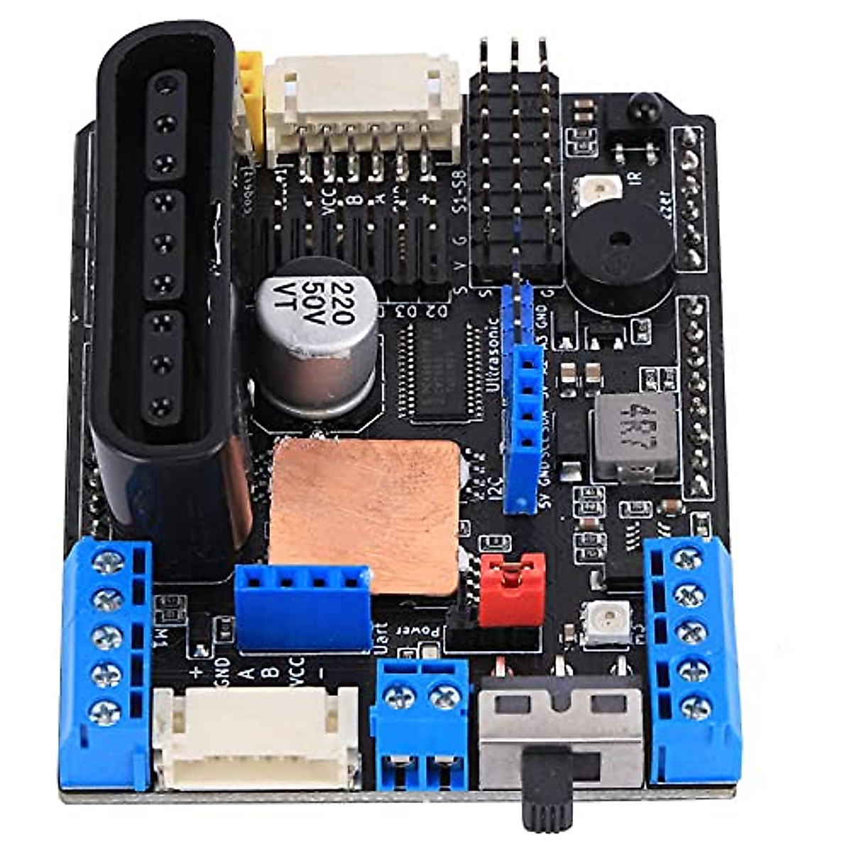 Davitu Motor Driver - Motor Drive Board Module 4 Way for Engraving Machine Electronic Component DC 6-12V Motor Control Board
