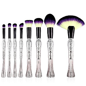 Hair Brush for The Shower Lip 8Pcs Foundation Pro Powder Brushes Makeup Tool Eyeliner Set Eyeshadow Brush Brush Concealer Brush under Eye