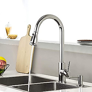 LikeHome Pull Out Spray Head for Pull Down Kitchen Faucet 3 Function Replacement Part for Pull Down Sink in Chrome Finish