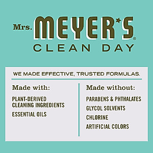 MRS. MEYER'S CLEAN DAY Multi-Surface Cleaner Concentrate, Use to Clean Floors, Tile, Counters, Basil, 32 fl. oz