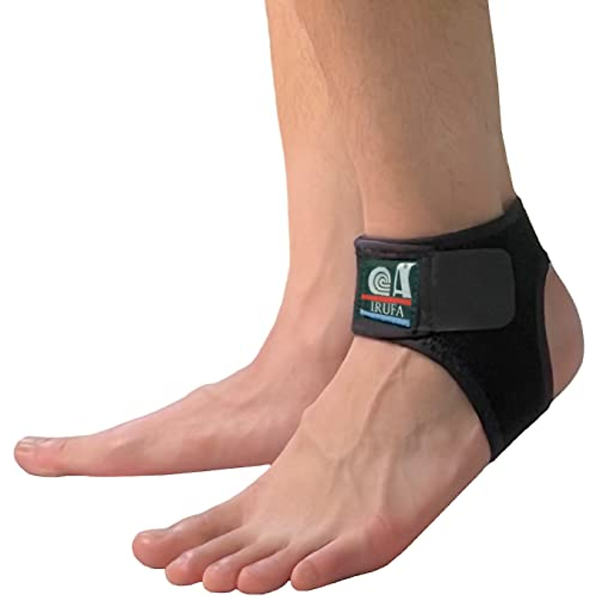 IRUFA, AN-OS-11,3D Breathable Elastic Knit Patented Fabric Adjustable Athletics Achillies Tendon Ankle Wrap, Plantar Fasciitis, Pain Relief for Sprains, Strains, Arthritis and Torn Tendons (L)