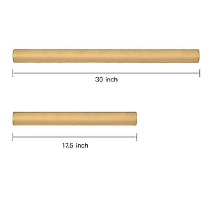 RUSPEPA Wrapping Paper Kraft Paper - Colorful Birthday Wrap Design - 4 Rolls - 30 inches x 10 feet per Roll