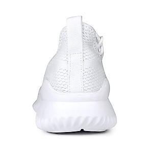 Akk White Sneakers for Women Walking Shoes Womens Comfy Tennis Memory Foam Gym Workout Athletic Nursing Running Work Shoes Size 9
