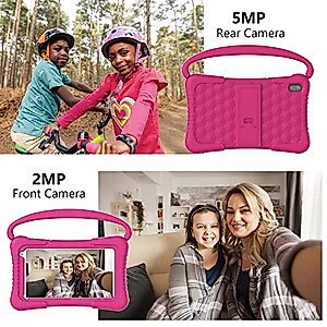 BYANDBY Tablet for Kids, 7 inch Tablet, Android 11 OS, 2GB+32GB ROM, Safety Eye Protection Screen, WiFi, Bluetooth, Dual Camera, Parental Control APP, Educational, Games, Tablet with Shockproof Case