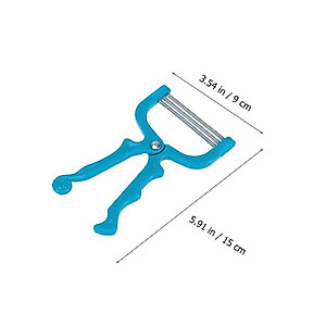 DOITOOL 2Pcs Manual Face Hair Removers Threaders Portable Face Lips Removal Epilator Stainless Steel Epilators Threading Beauty Tool