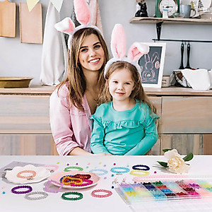 Audab 1600 Pieces 6mm Round Glass Beads for Jewelry Making, 32 Colors Crystal Beads for Bracelets Jewelry Making and DIY Crafts(6mm, 32 Colors)