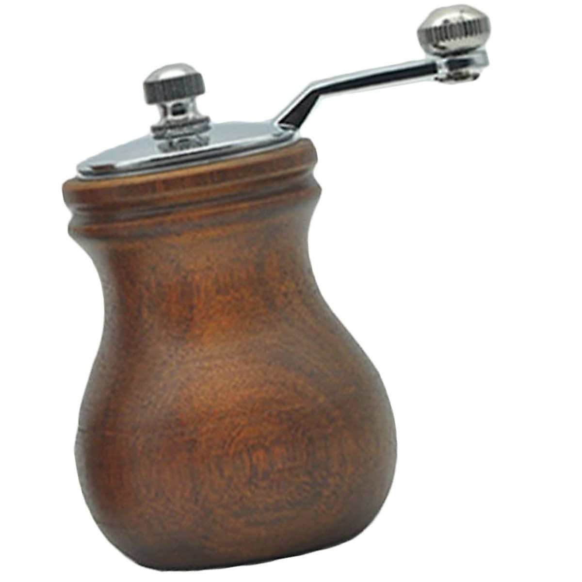 LUOZZY Wooden Manual Pepper Grinder Pepper and Salt Grinder Wood Pepper Grinding Mill Tool for Kitchen - Small