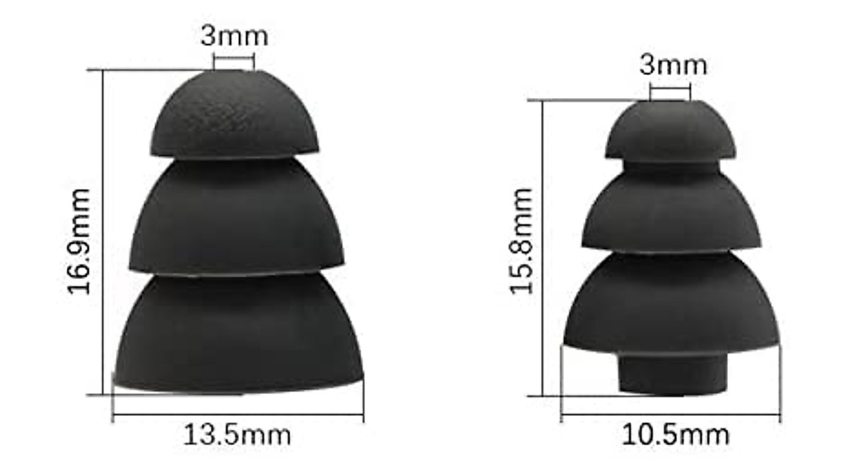 Zotech 20 Pcs Silicone Ear Tips for WF-1000XM4 & Beats Pro