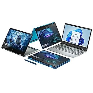 Gateway 2-in-1 Elite Notebook, 14.1" Touchscreen IPS FHD Display, 11th Gen Intel Core i7-1165G7, 8GB RAM, 1TB SSD, Backlit Keyboard, THX Spatial Audio, 2MP Camera, WIFI6, USB-C, Win 11 Pro
