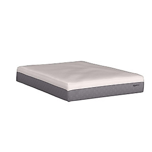 Amazon Basics Cooling Gel Memory Foam Mattress, Medium-Firm, CertiPUR-US Certified, 12 inch, Full Size, White/Gray