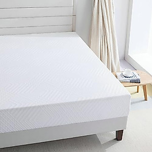 Ayoiow 10 King Mattress Memory Foam King Mattress, 10 inch Gel Memory Foam Mattress for A Cool Sleep, Bed in A Box, Green Tea Infused, Certipur-Us Certified