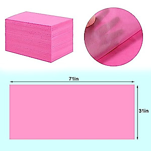 100Pcs Disposable Bed Sheets,31''x71'' Waterproof Massage Table Sheet Protector Non Woven Fabric Bed Cover for Massage Therapy Tattoo Beauty Salon Hotels Esthetician (Pink)