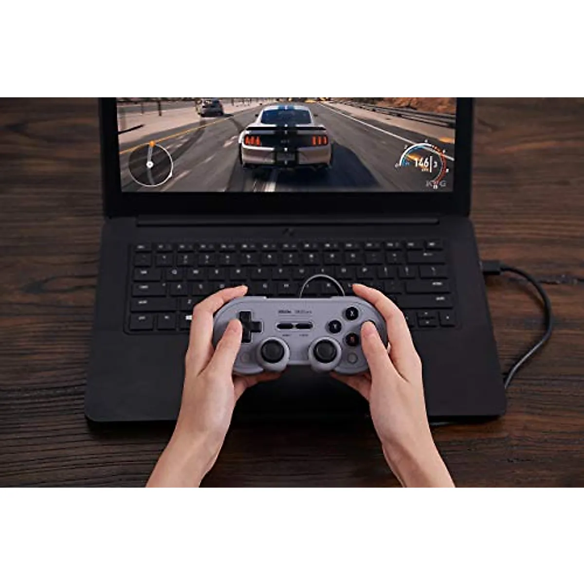 8Bitdo Sn30 Pro USB Wired Gamepad for Switch, Windows & Raspberry Pi(Gray Edition)