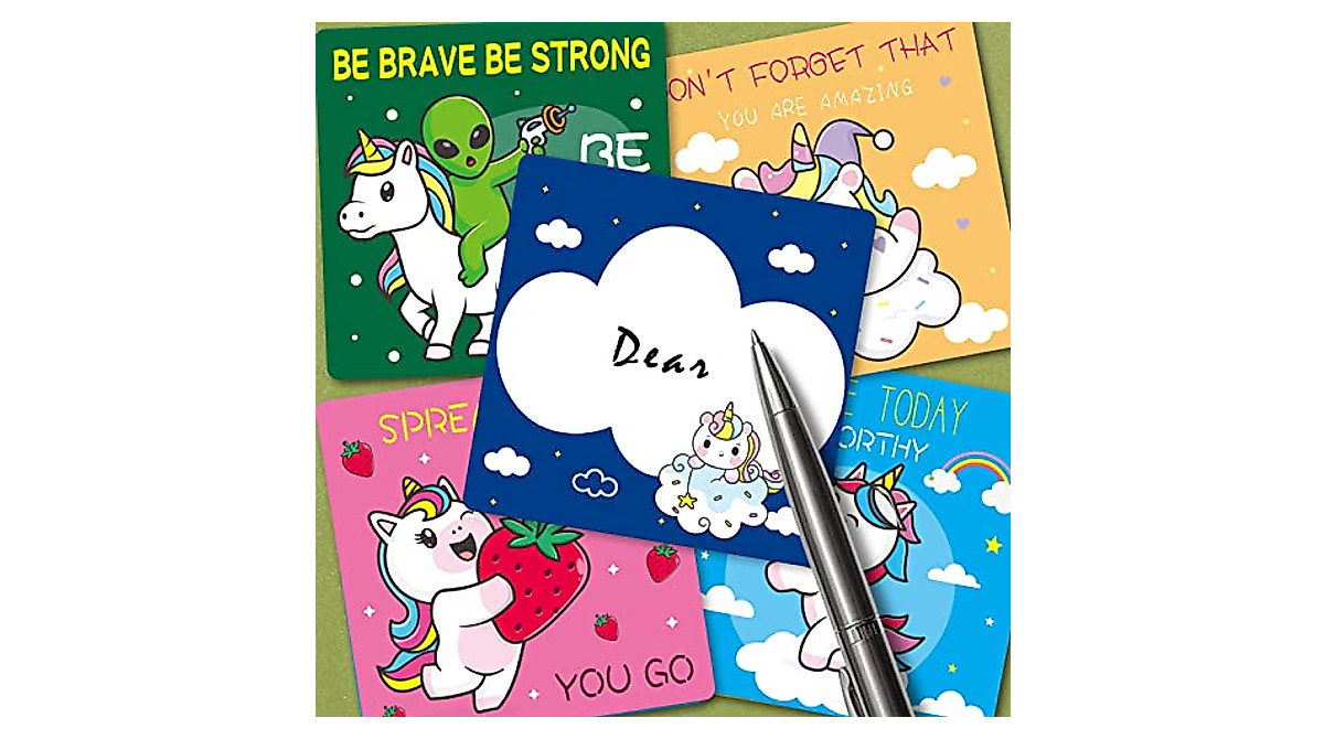 Inspire with Unicorn Lunch Box Notes - 108 Pack