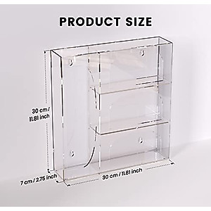 Ziplock Bag Storage Organizer, Acrylic Kitchen Drawer Baggie Box for Ziploc, Plastic Bag Holder, Food Storage Bag Holder, Compatible with Ziploc, Solimo, Glad, Hefty for Gallon, Quart, Sandwich & Snack Variety Size Bags